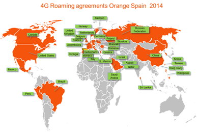 Orange es el operador líder en servicios 4G para destinos ...